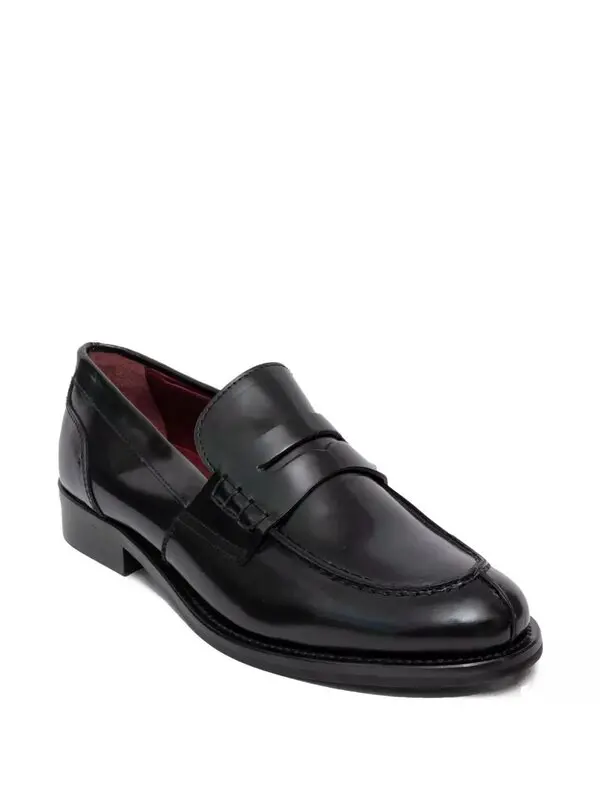 SOMMET Penny-strap Leather Loafers
