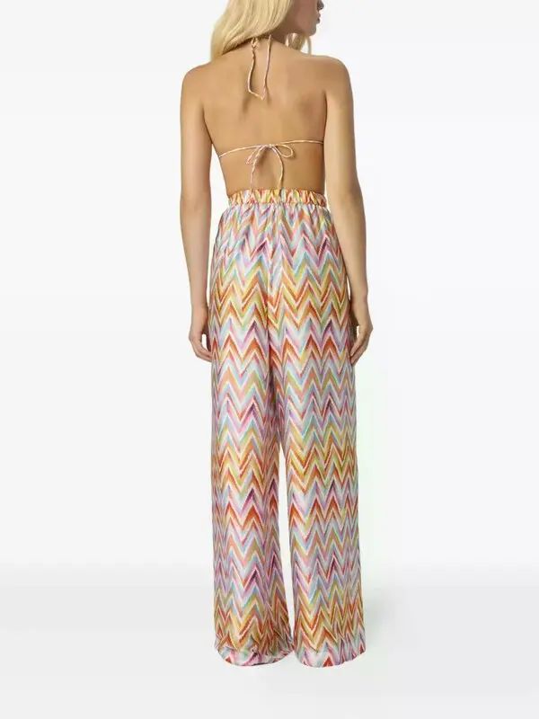 Missoni Zig Zag-pattern Trousers - Pink