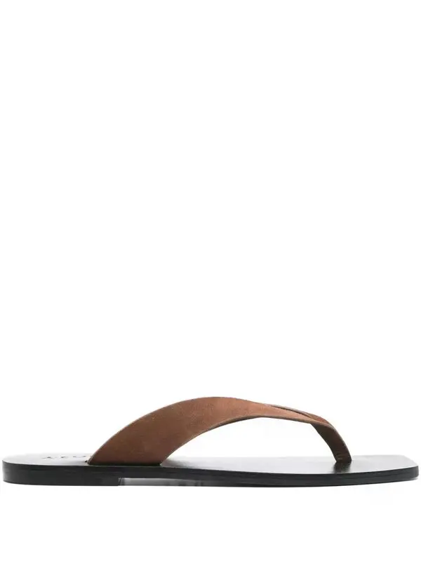A.emery Kinto Flat Sandals - Brown
