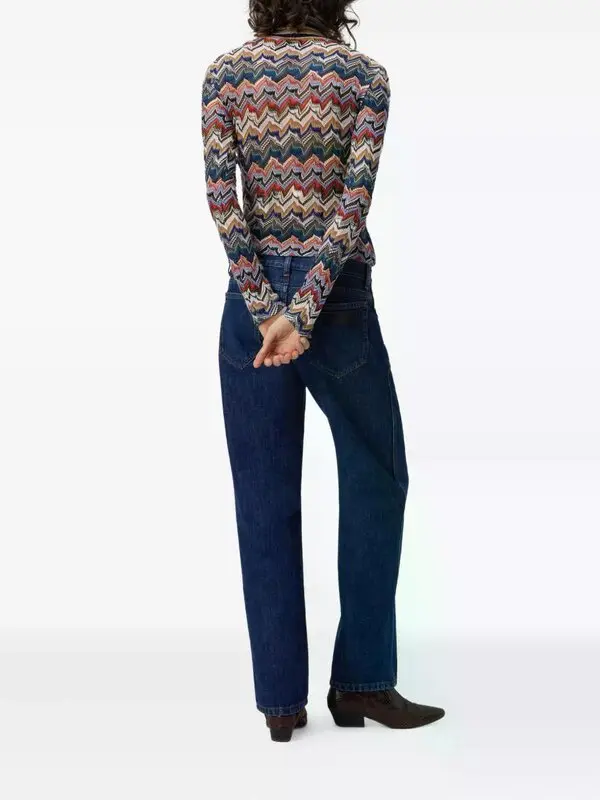 Missoni Long Sleeve Turtleneck Sweater - Blue