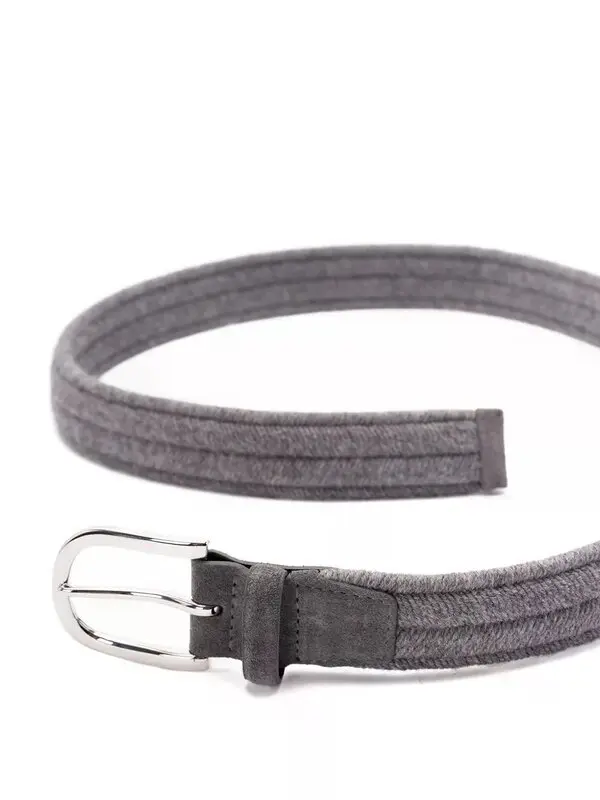 ORTIGNI Herringbone Wool Belt