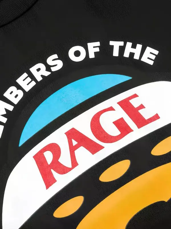 MEMBERS OF THE RAGE Crew-neck Sweatshirt With Graphic Prints - Black