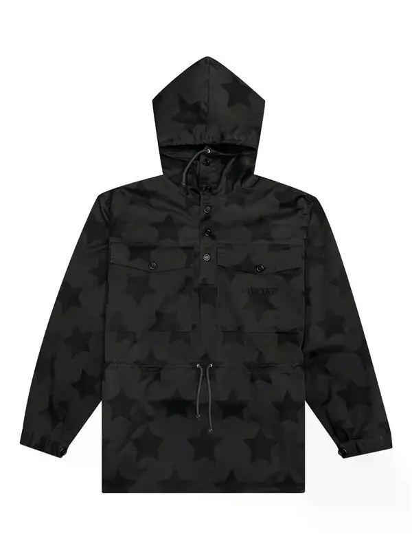 AWAKE NY Star-print Hooded Jacket