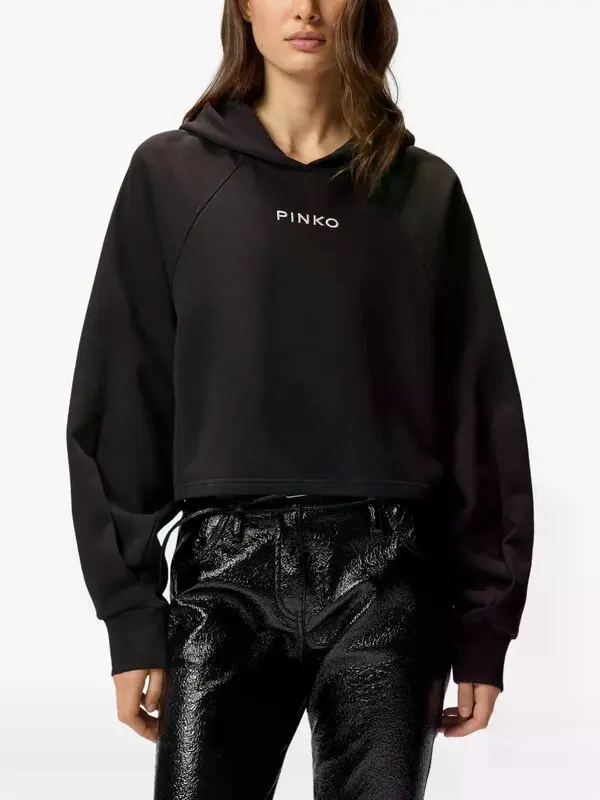 Pinko Logo-embroidered Hoodie