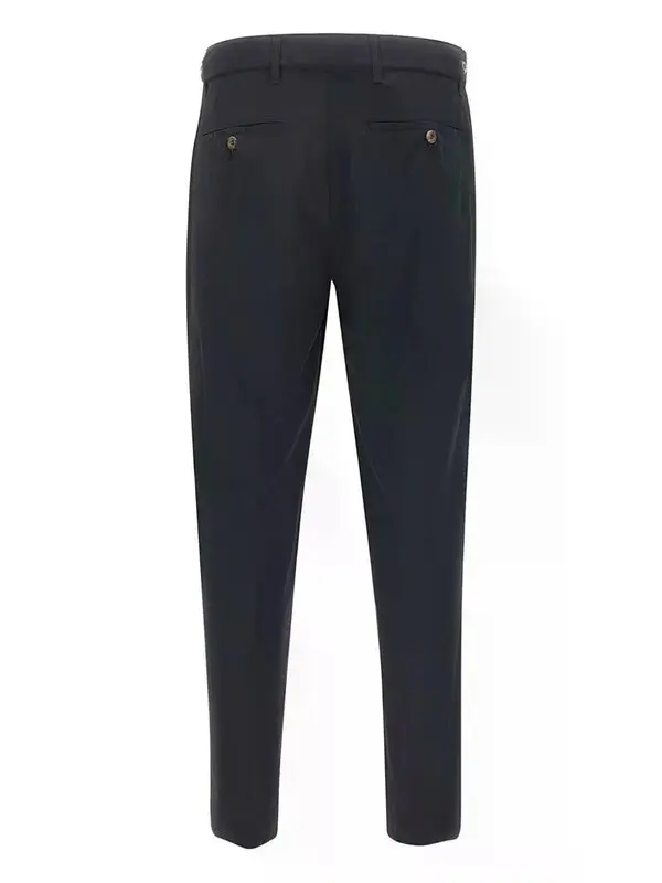 MYTHS Pleated-pocket Trousers - Black