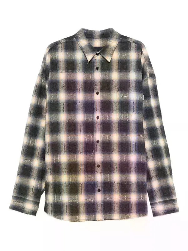 JUUN.J Checked Cotton Shirt