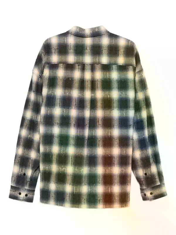 JUUN.J Checked Cotton Shirt
