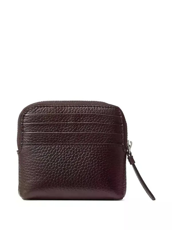 JIMMY CHOO Zip-top Leather Wallet - Red