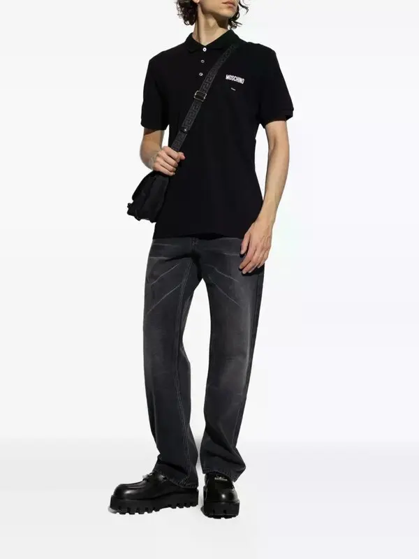 Moschino Five-pocket Faded Jeans