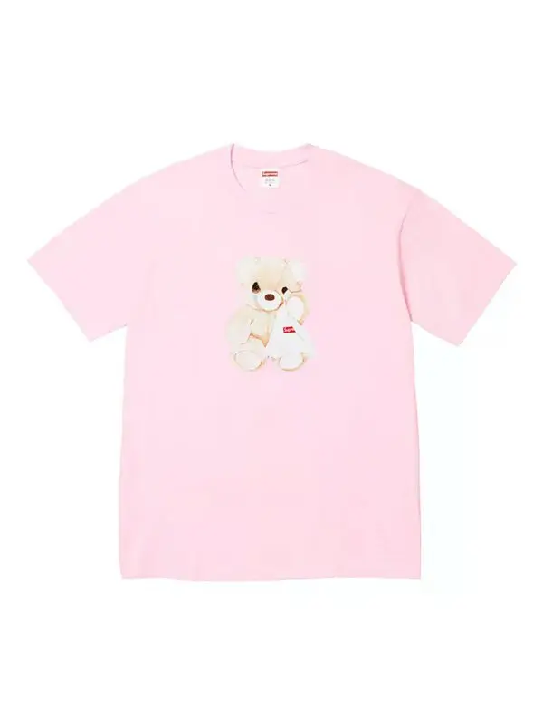 Supreme Bear-print T-shirt - Pink