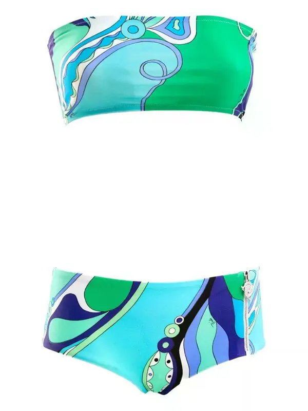 Emilio Pucci Orchidee-print Bikini Bottom
