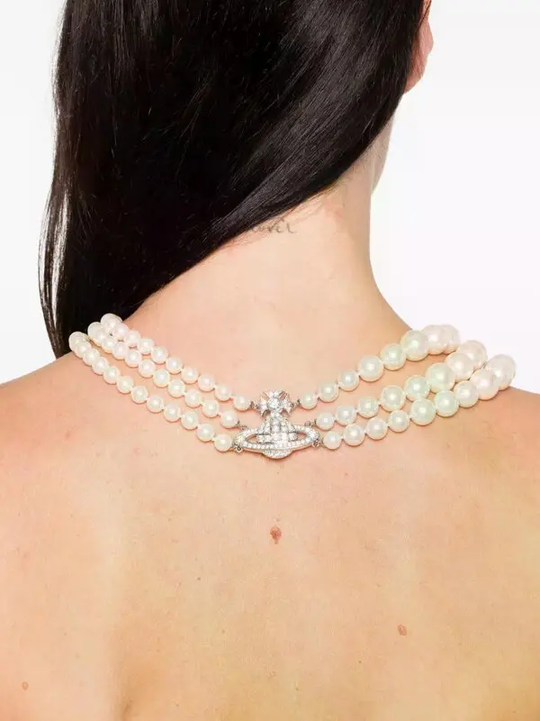 VIVIENNE WESTWOOD Orb Faux-pearl Necklace