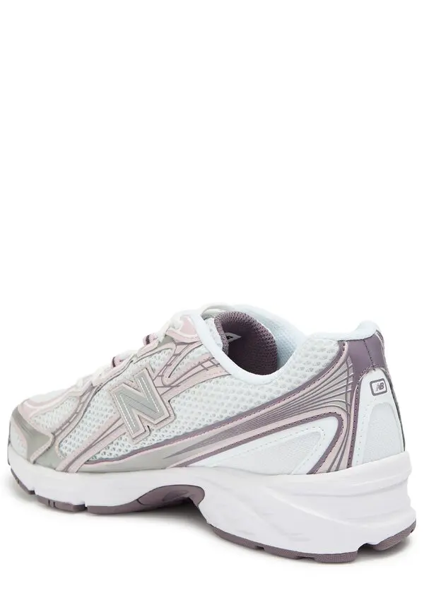 NEW BALANCE 740 Panelled Sneakers - Pink And White