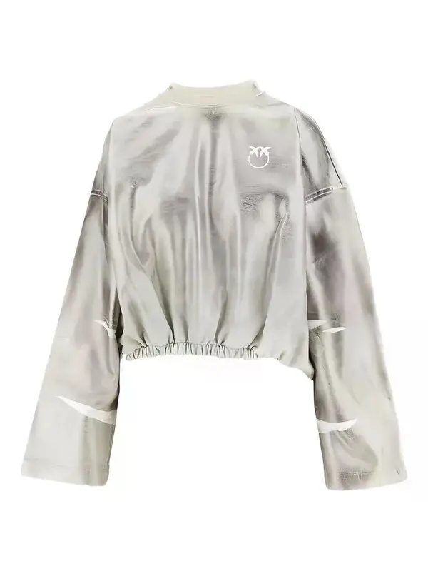 Pinko Metallic-effect Sweatshirt
