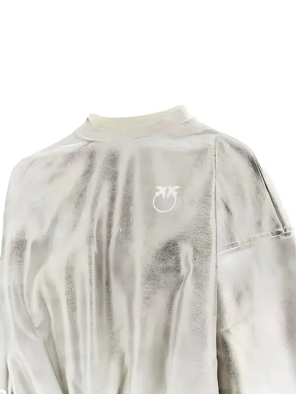 Pinko Metallic-effect Sweatshirt