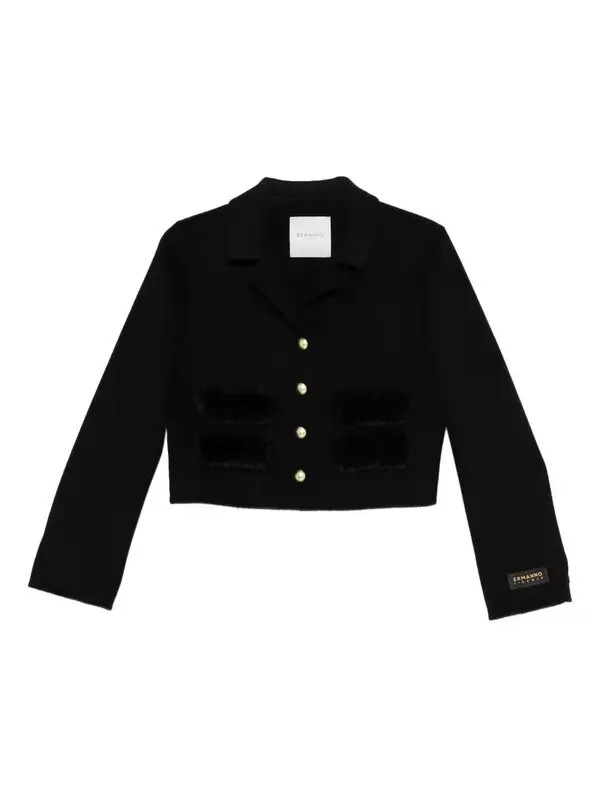 ERMANNO FIRENZE Buttoned Cropped Jacket
