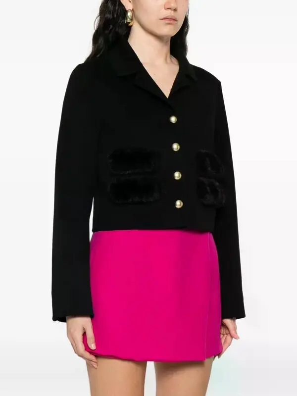 ERMANNO FIRENZE Buttoned Cropped Jacket
