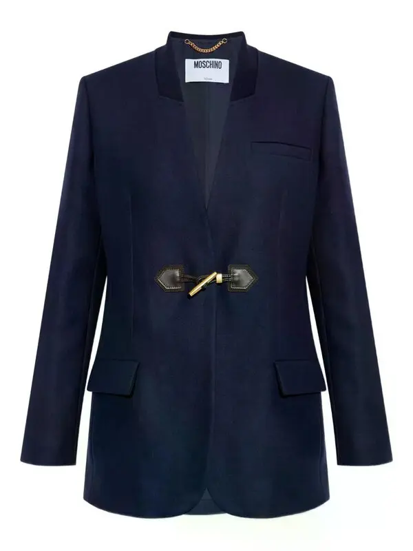 Moschino Elbow-patch Wool-blend Blazer