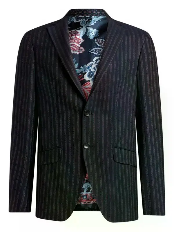 Etro Striped Wool-blend Suit