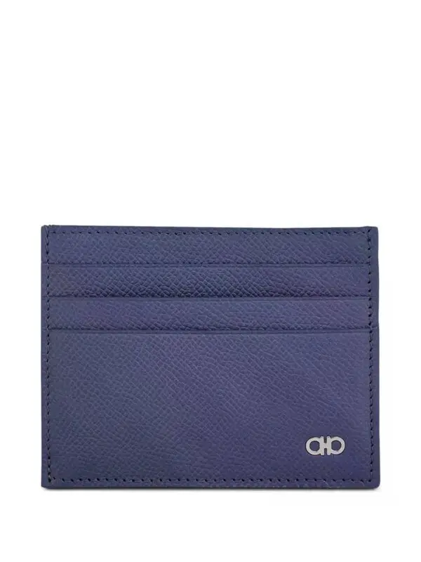 FERRAGAMO Gancini Card-slots Cardholder - Blue