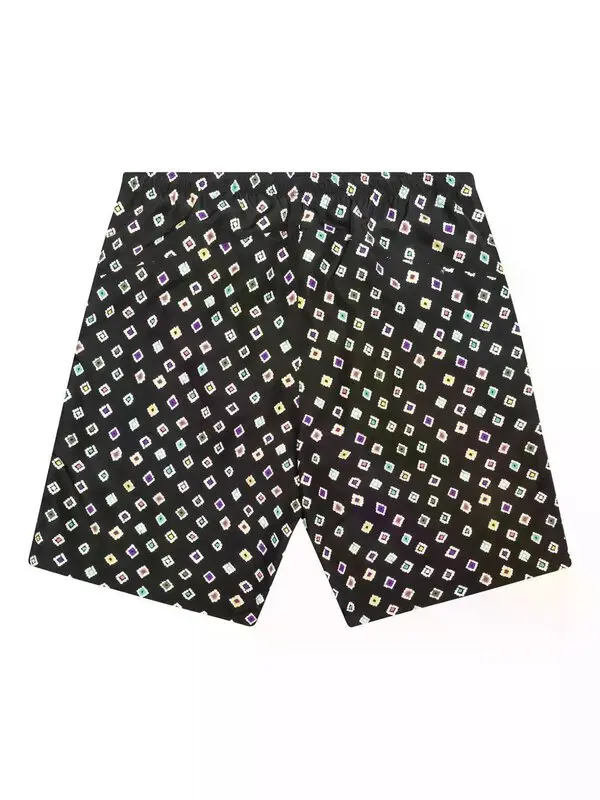 Needles Patterned Swim Shorts - Black