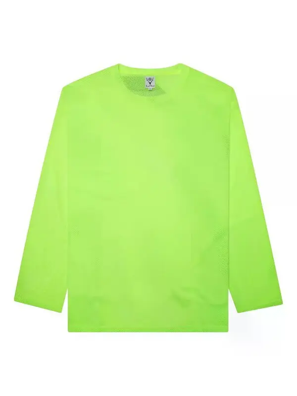 SOUTH2 WEST8 Mesh Knit T-shirt - Green