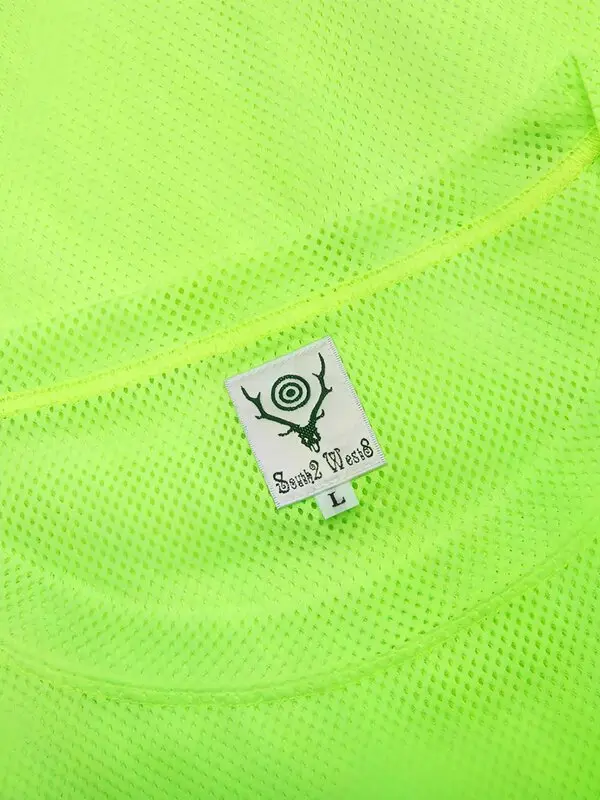 SOUTH2 WEST8 Mesh Knit T-shirt - Green