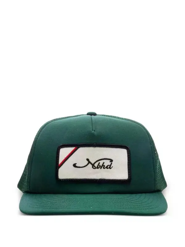 NEIGHBORHOOD Logo-patch Trucker Cap - Green