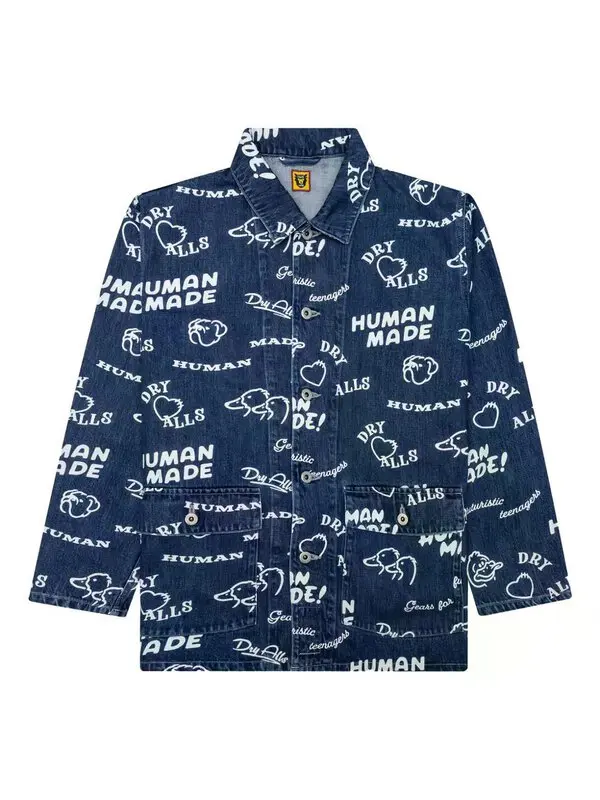 HUMAN MADE All-over Print Denim Jacket