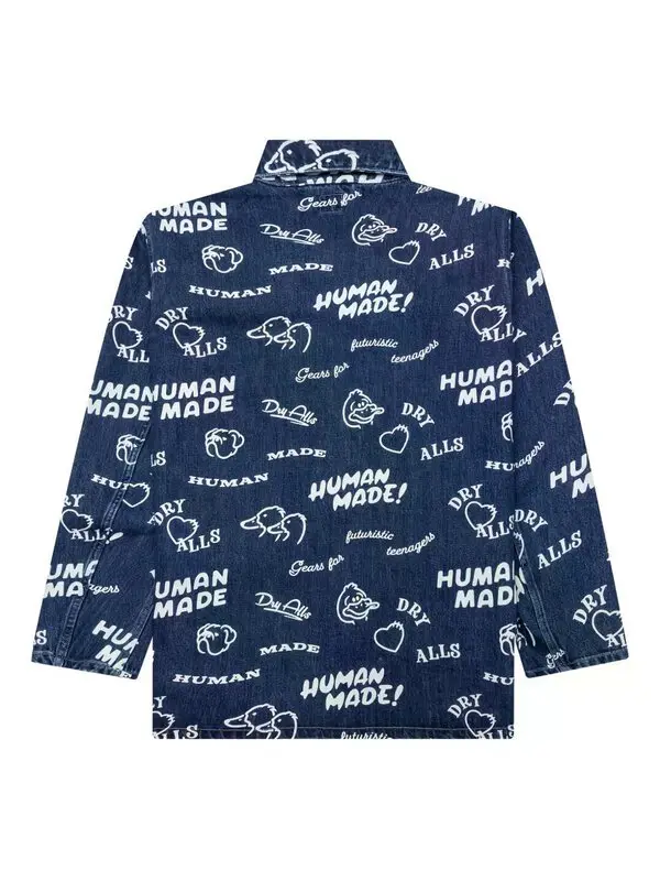 HUMAN MADE All-over Print Denim Jacket