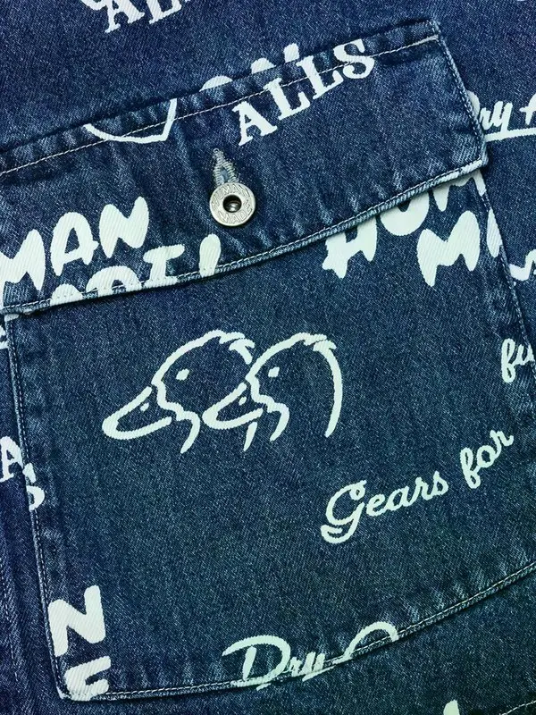 HUMAN MADE All-over Print Denim Jacket
