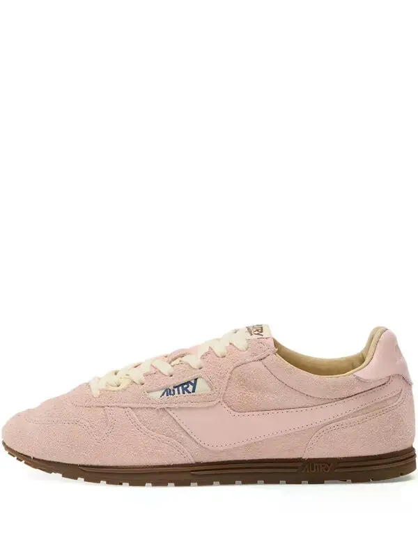 AUTRY Windspin Suede Sneakers - Pink