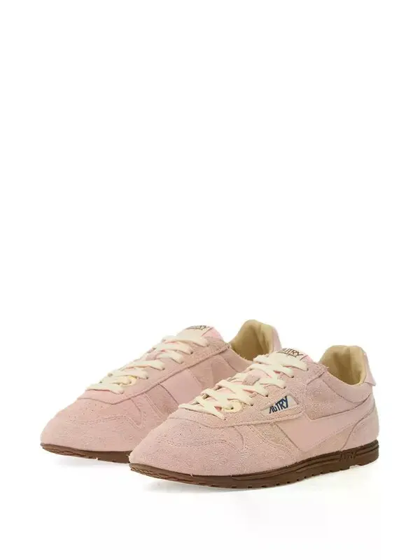 AUTRY Windspin Suede Sneakers - Pink
