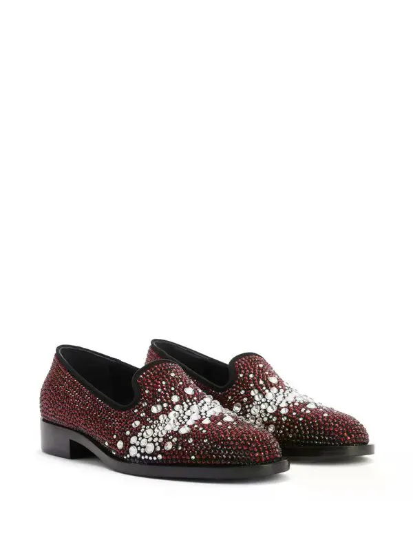 GIUSEPPE ZANOTTI Matildha Crystal-embellished Loafers