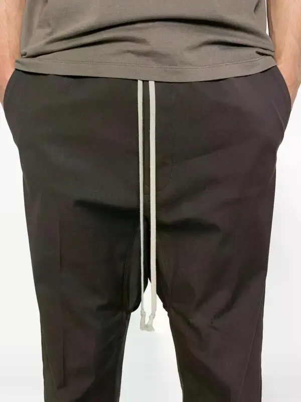 Rick Owens Cropped Track Pants - Brown