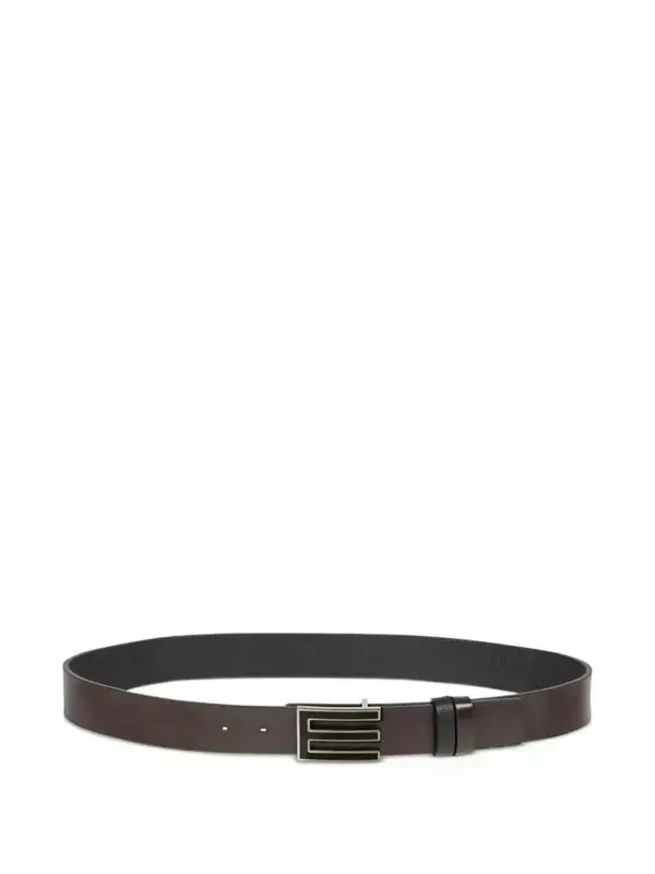 Etro Reversible Leather Belt - Black