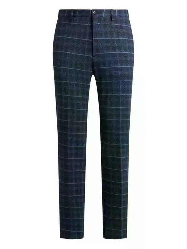 Etro Check Regular Trousers