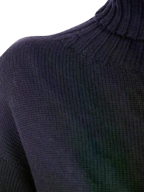DRUMOHR Wool Turtleneck Sweater - Blue