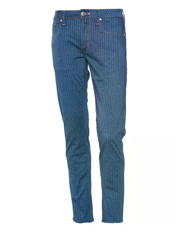 TRAMAROSSA Pinstripe Cotton Trousers