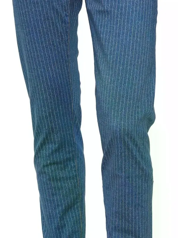 TRAMAROSSA Pinstripe Cotton Trousers