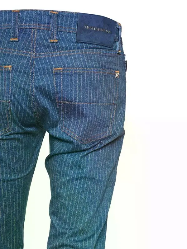 TRAMAROSSA Pinstripe Cotton Trousers