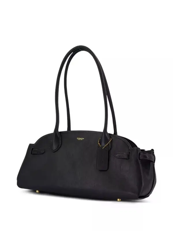 COACH Leather Shoulder Bag - Black
