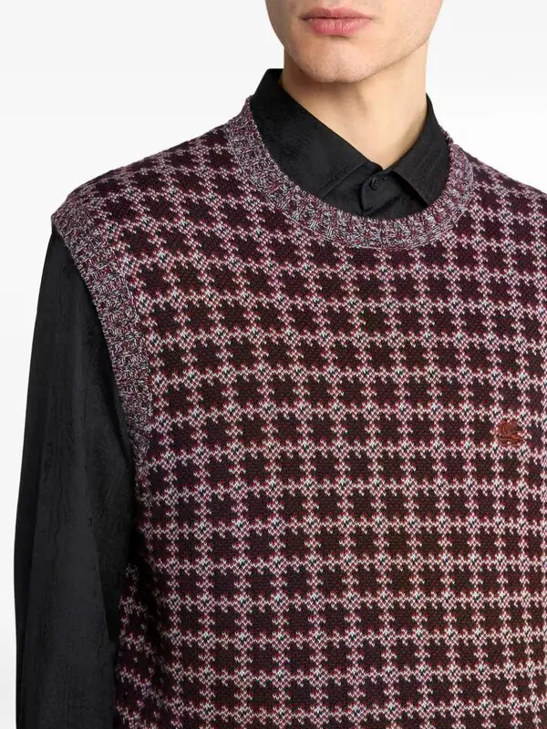 Etro Pegaso-motif Embroidered Vest
