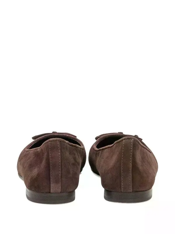Tory Burch Cap-toe Suede Ballet Flats