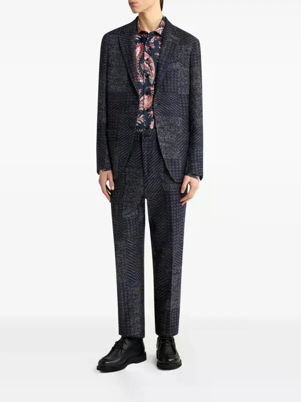 Etro Tailored Patchwork Trousers