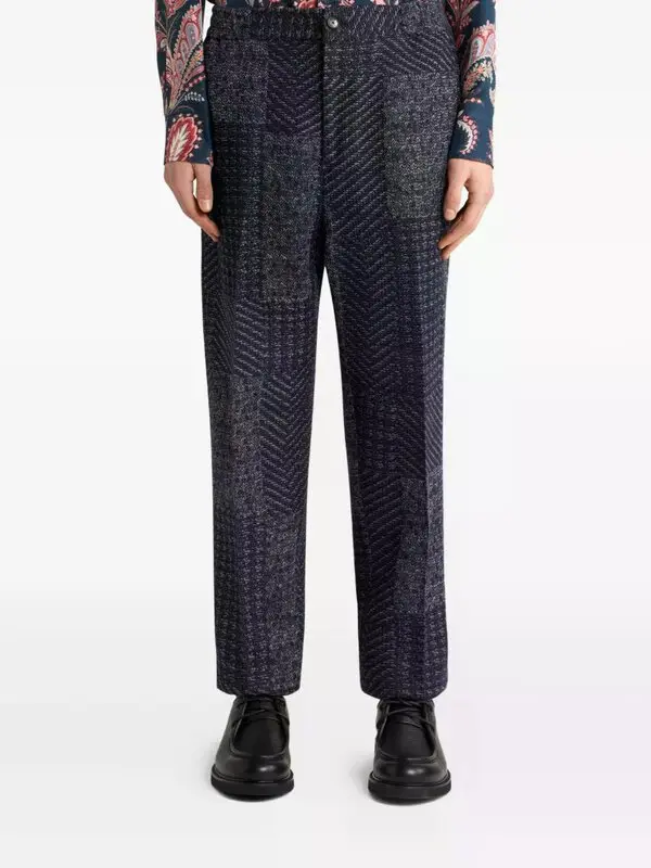 Etro Tailored Patchwork Trousers
