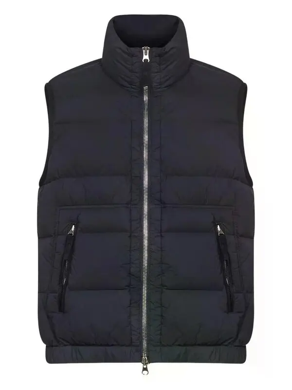 Stone Island Padded Zip Vest - Blue