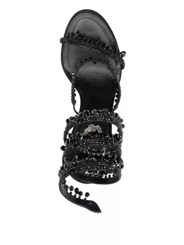 Rene Caovilla 110mm Beaded-embellished Stiletto Sandals