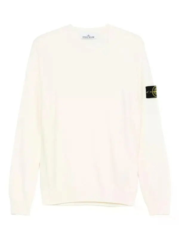 Stone Island Logo Patch Crew-neck Sweater