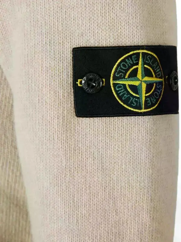 Stone Island Buttoned Turtleneck Sweater